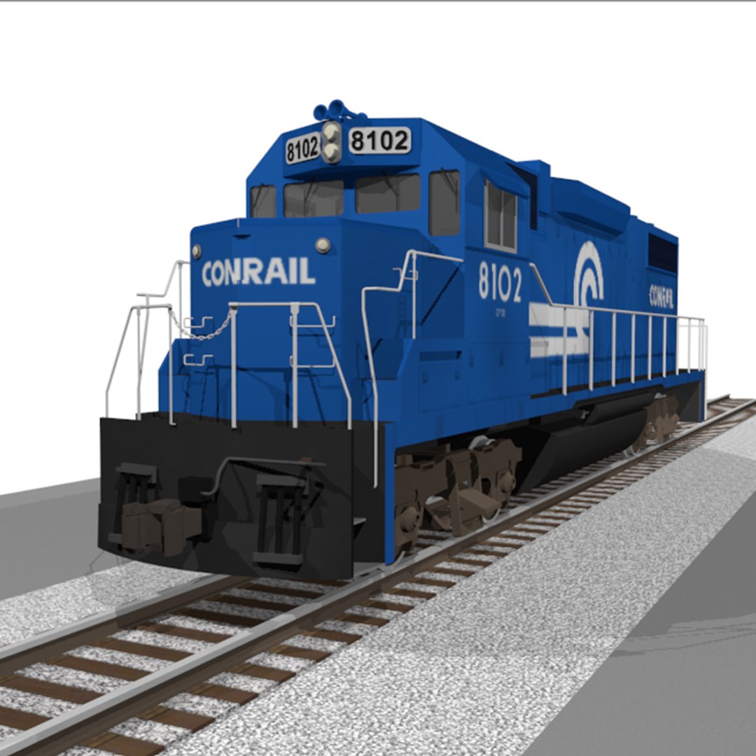 C4d Train Engine