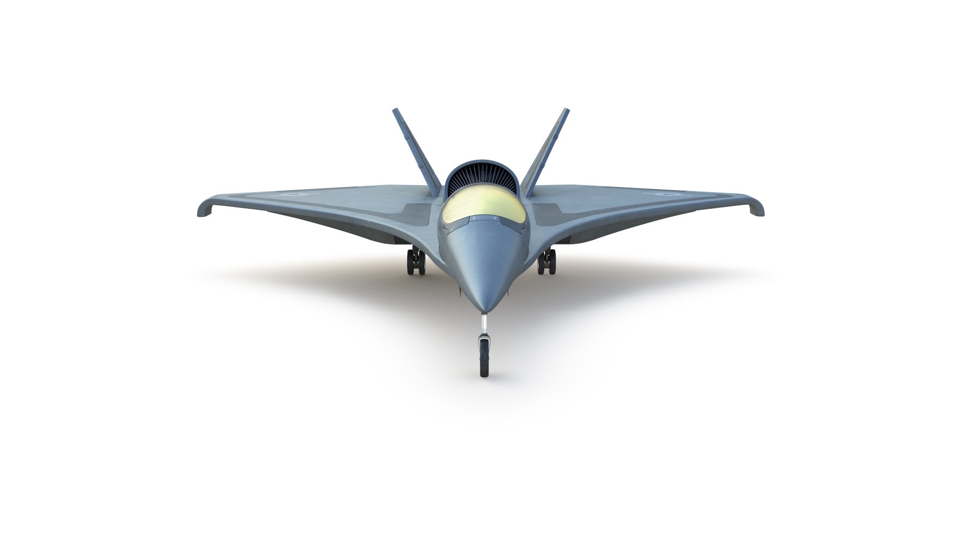 Sci-FI Futuristic Aircraft Fighter Concept 3D Model - TurboSquid 2097860