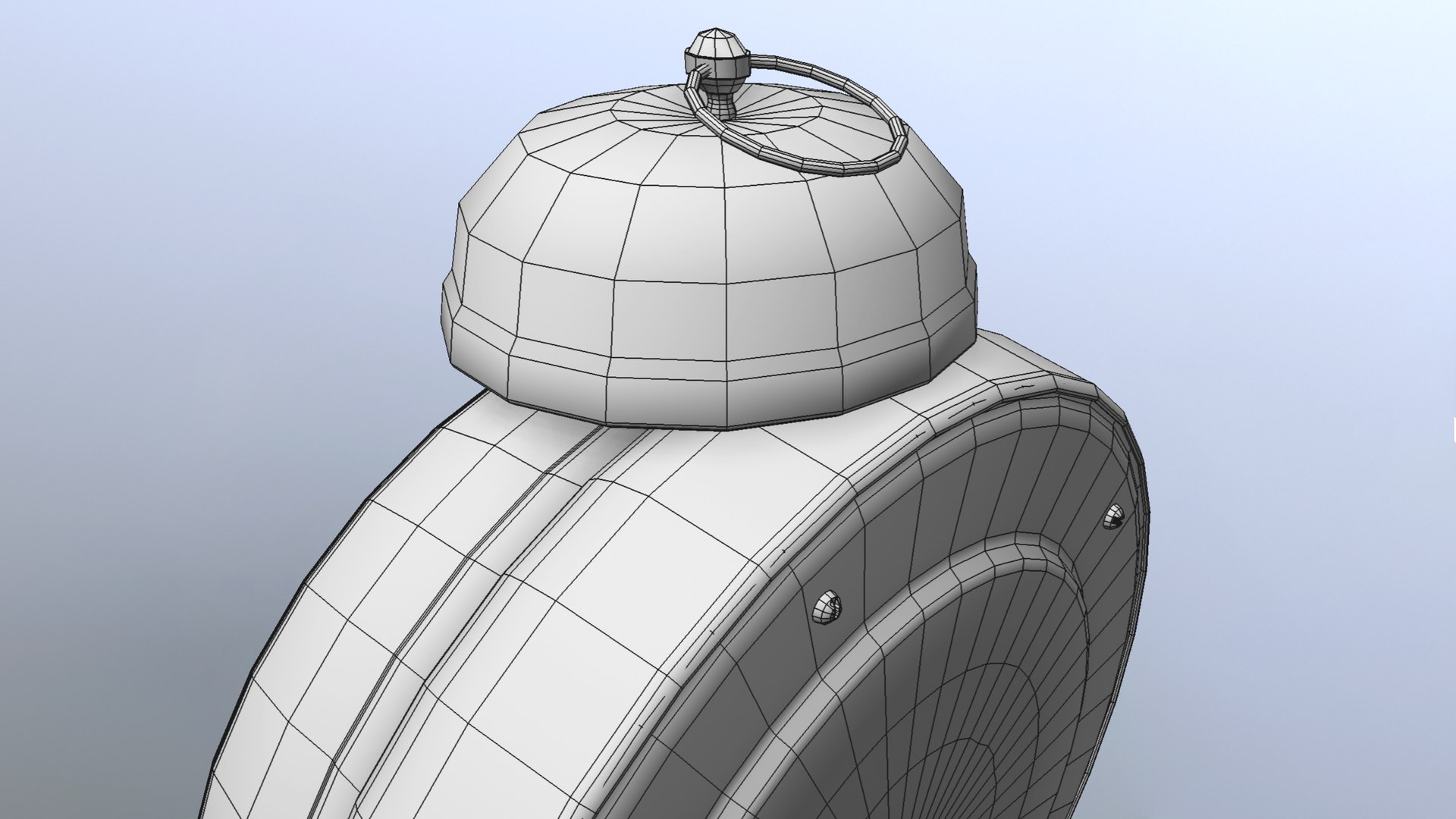 3D Red Alarm Clock - TurboSquid 1885239