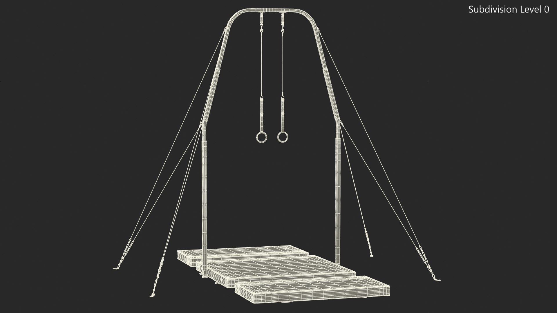 Ring Tower Blue 3D model - TurboSquid 1876011