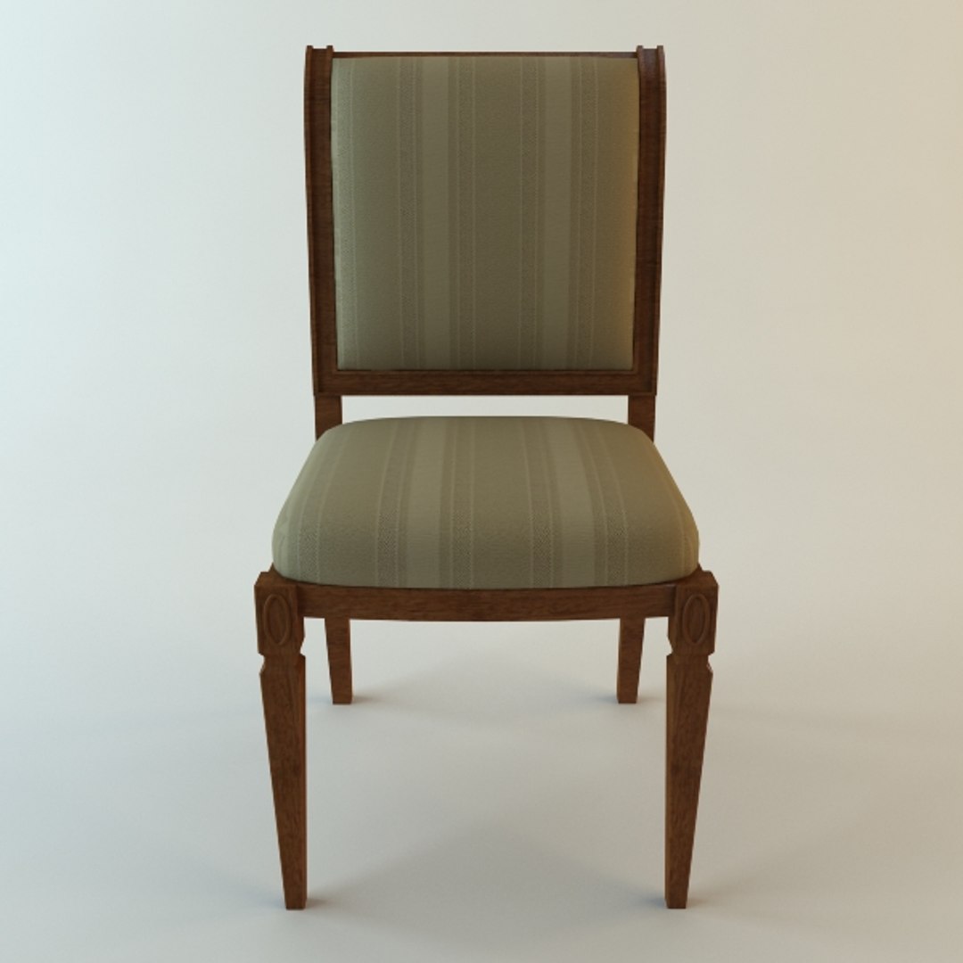 3d traditional chair