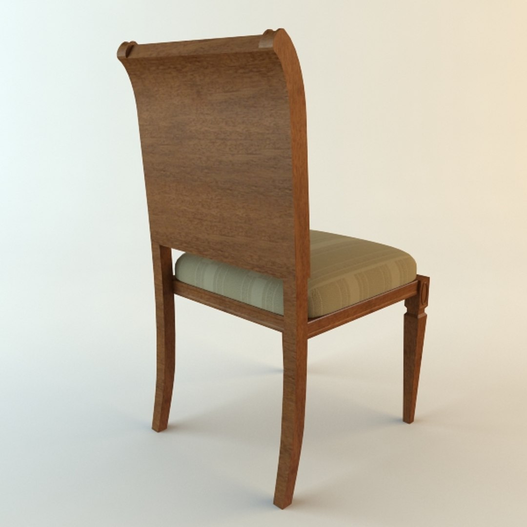 3d traditional chair