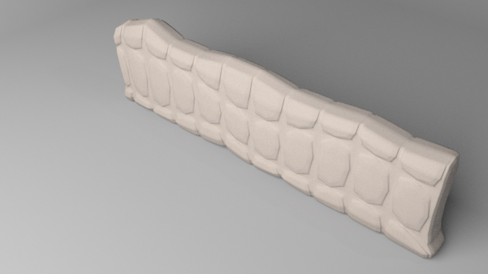 3D Model Fence Stone 7 - TurboSquid 1554947