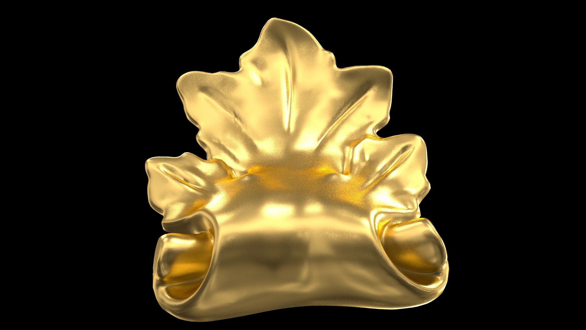 3D Plaster Decorative Bow DS302 - TurboSquid 2385415