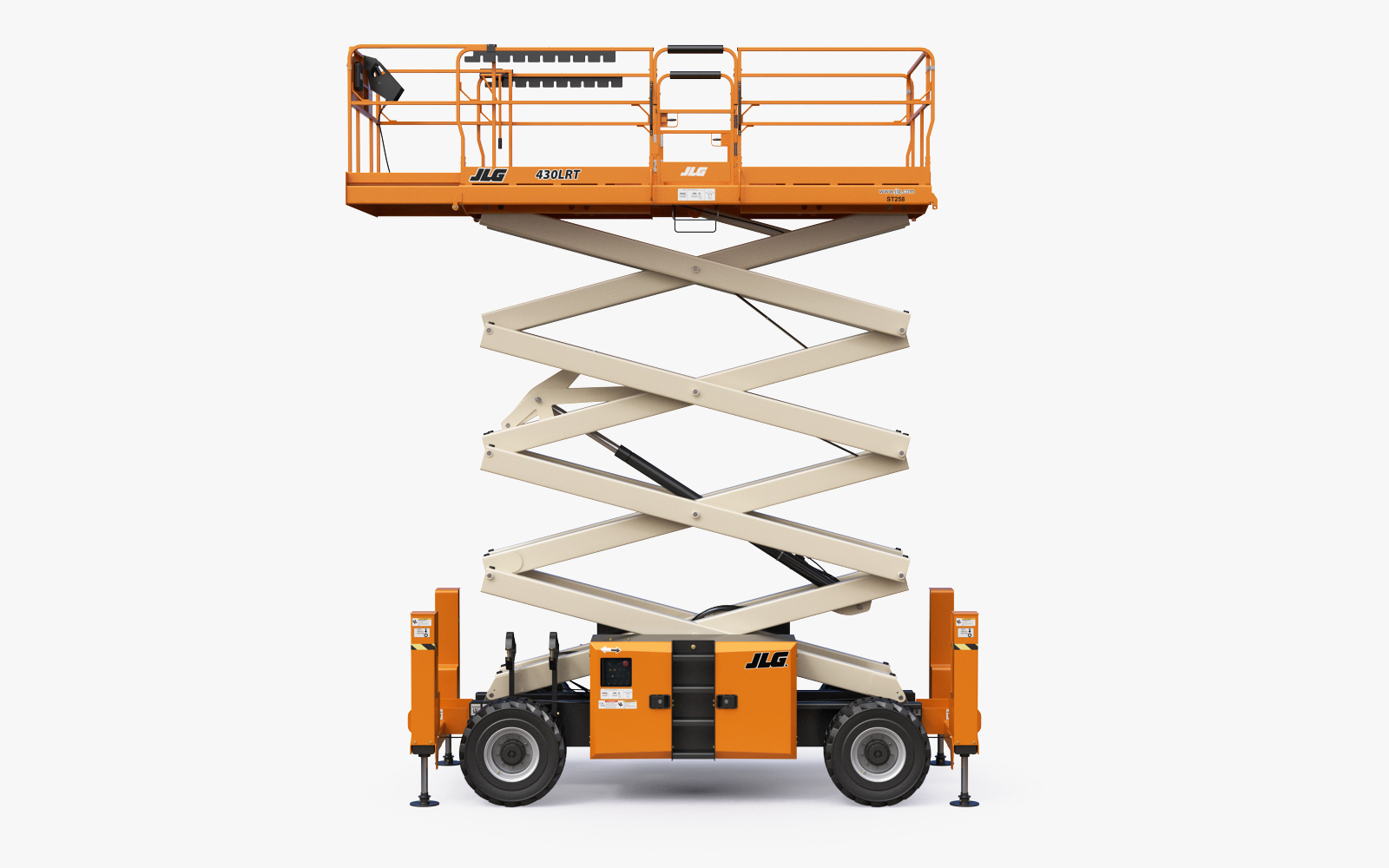 Jlg scissor lifts telescopic 3D model - TurboSquid 1392271