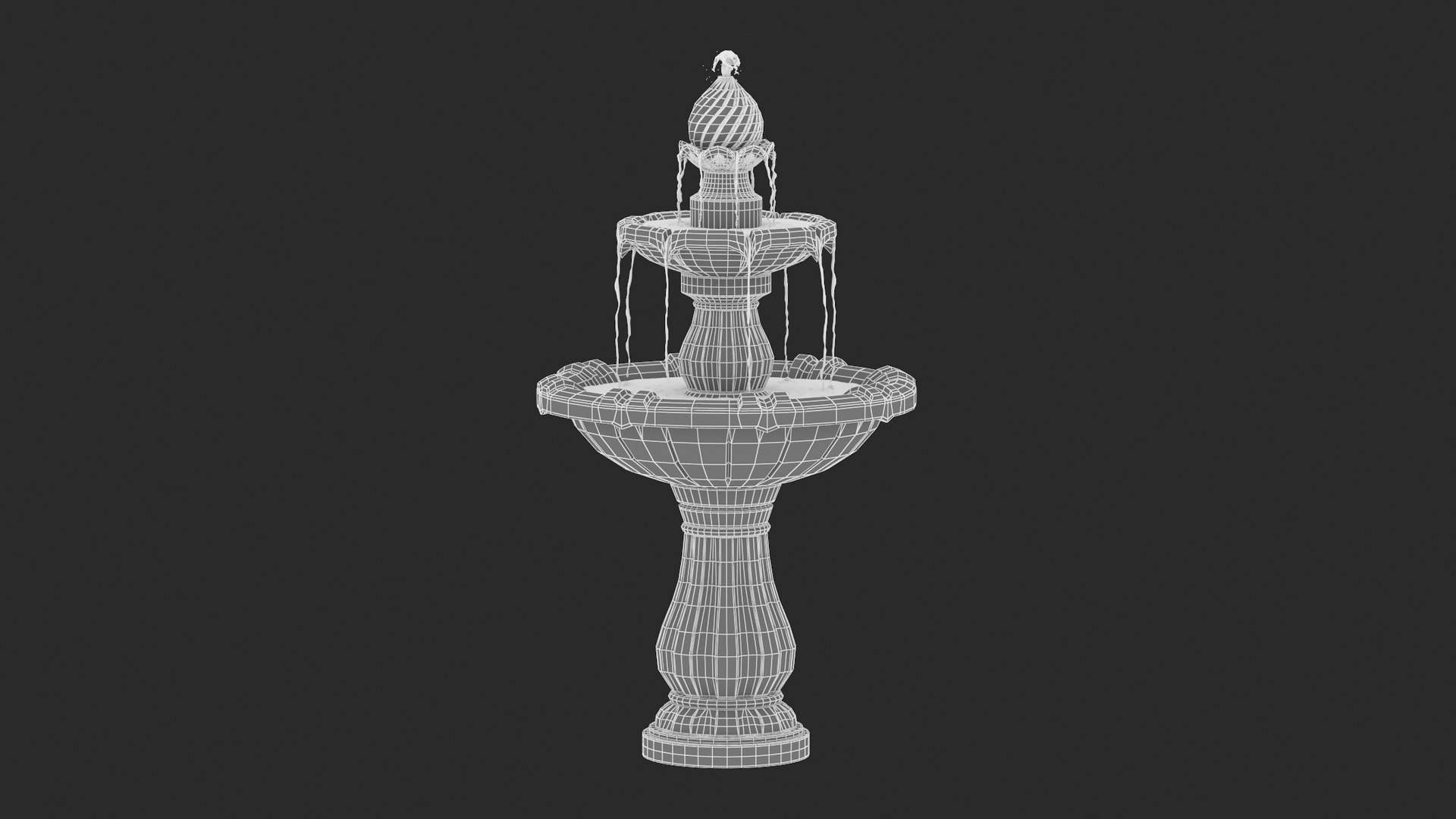 3D Model Fountain 02 PBR - TurboSquid 2038331
