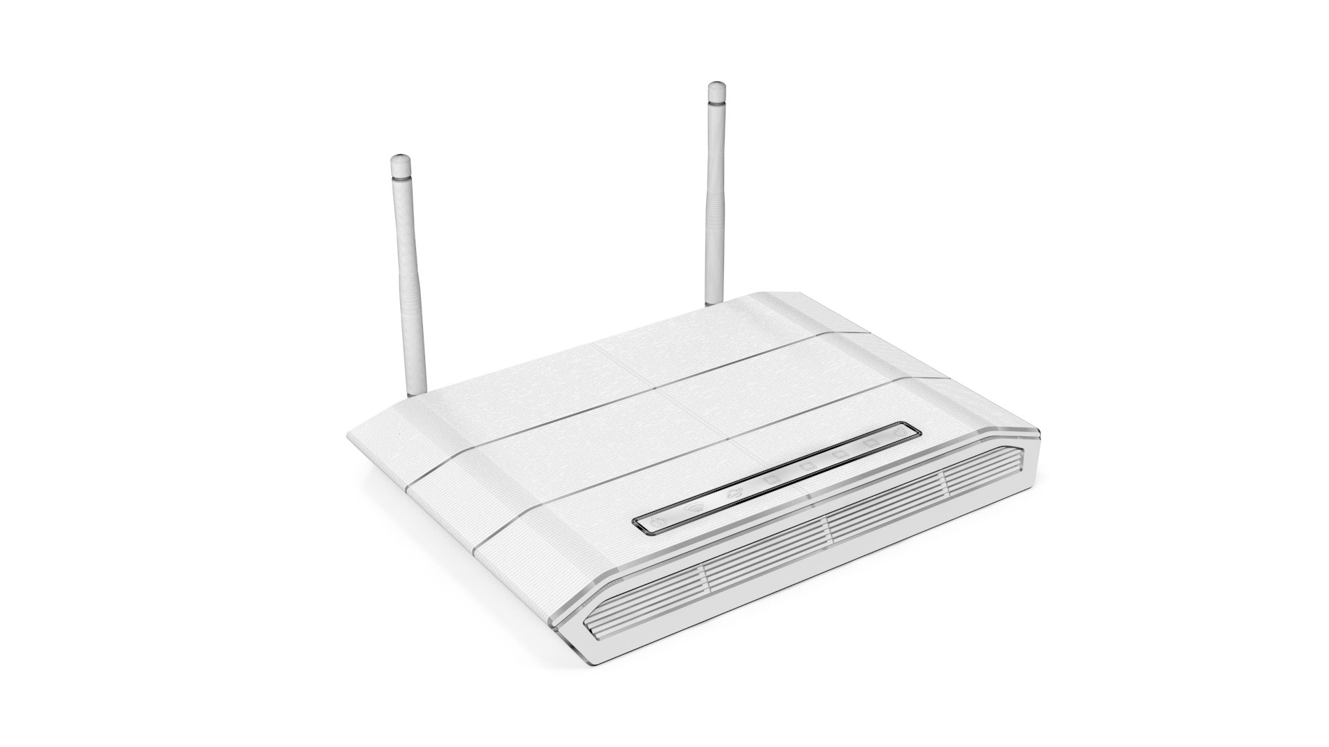 3D Wireless Router model - TurboSquid 2152407