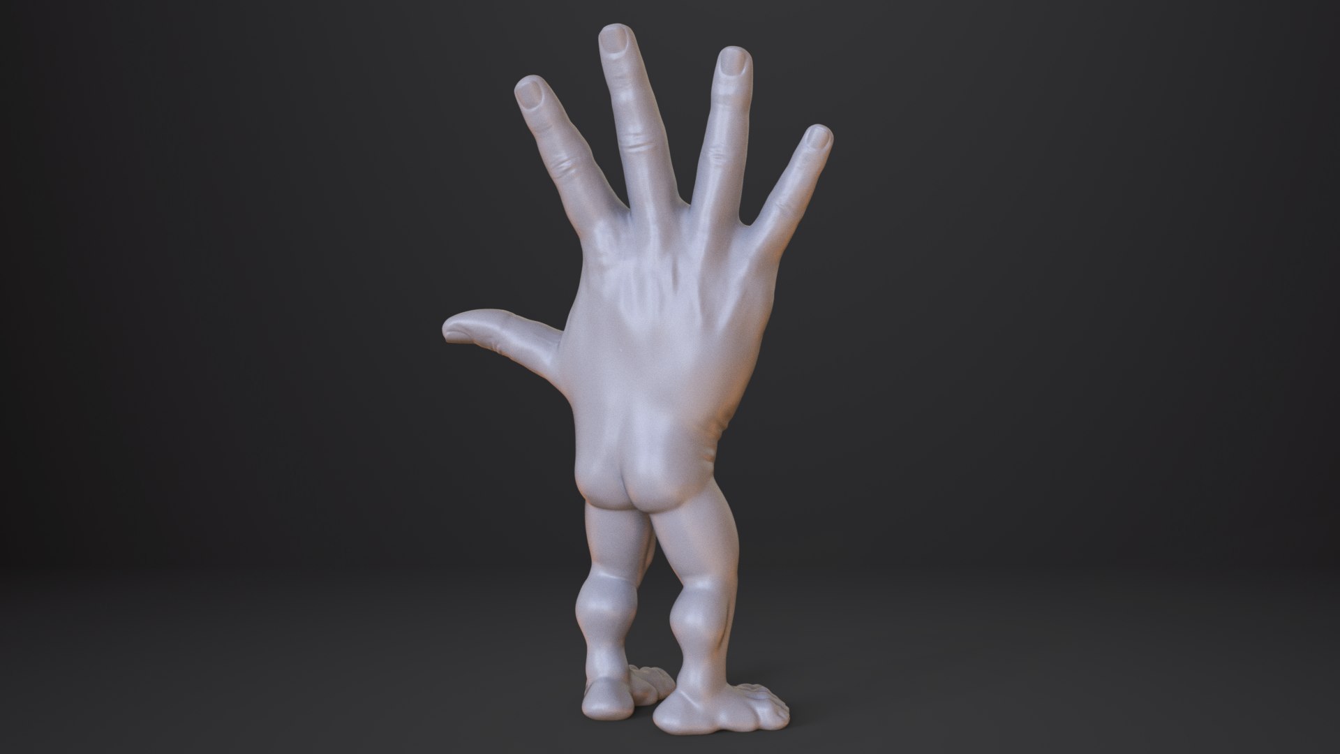 3D Hand Monster Character - Hi-Five Hand Gesture - TurboSquid 2511590