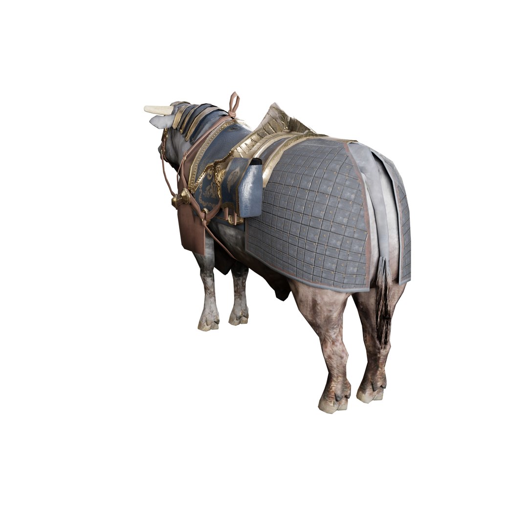 Bull Armored Rigged 3D Model - TurboSquid 2416888
