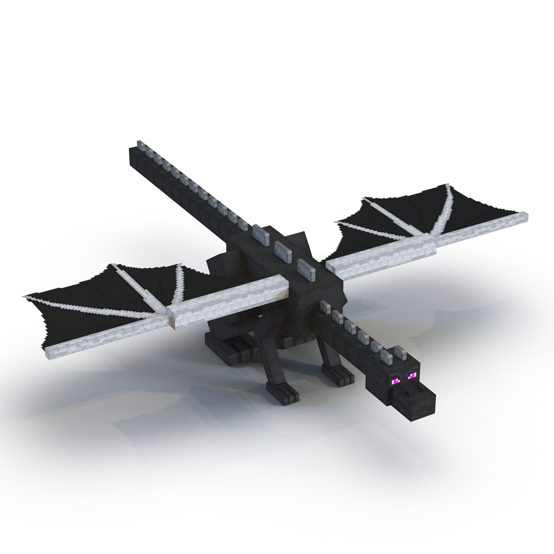 modelo 3d Minecraft Ender Dragon - TurboSquid 1017397