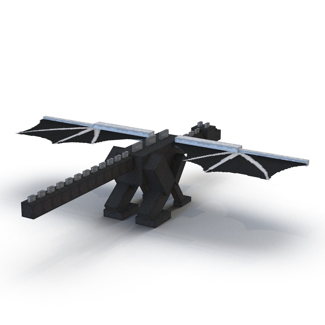 3d Model Minecraft Ender Dragon