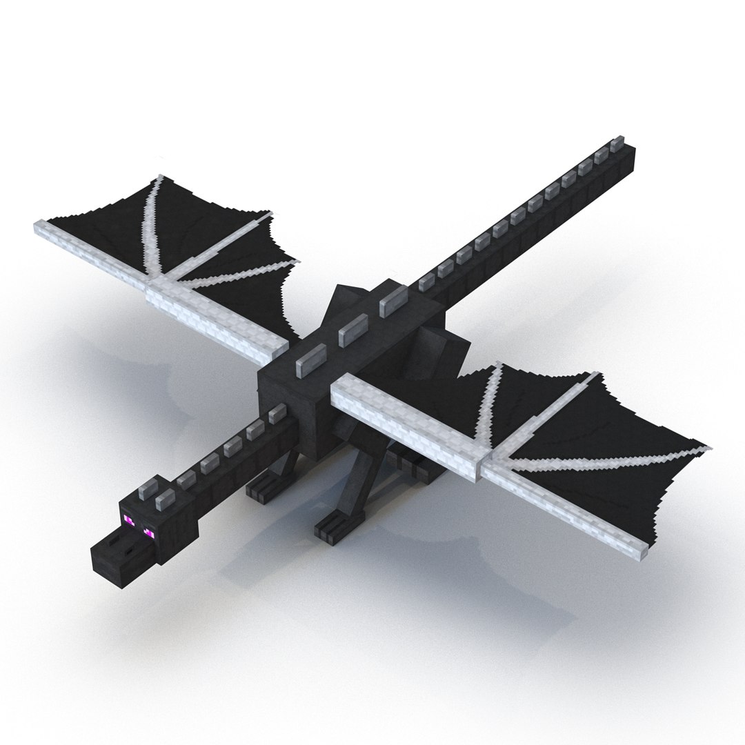 3d Model Minecraft Ender Dragon