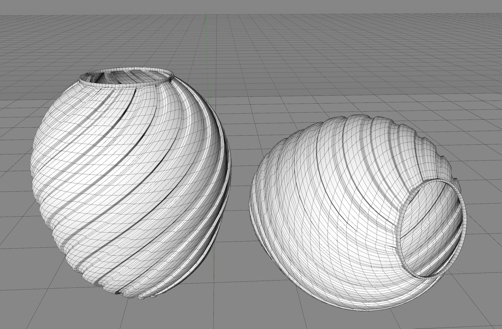 Fancy Flower Vase 3d C4d