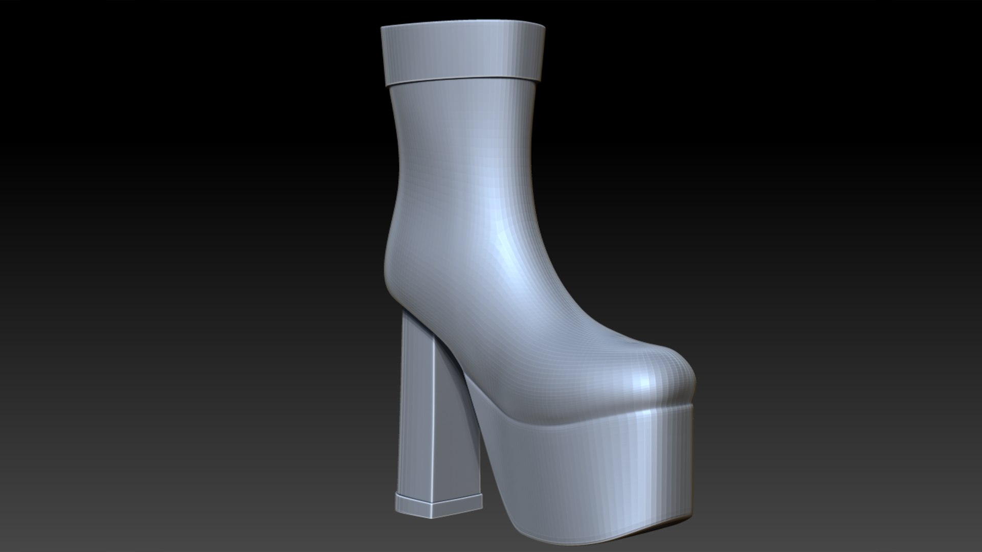 3D Hippy Boot Model - TurboSquid 2212410