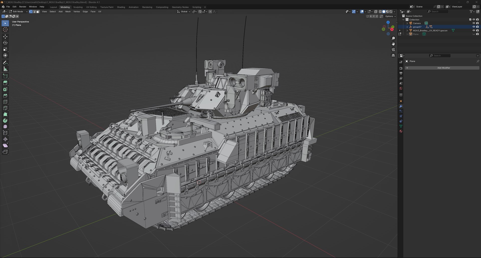 M2A3 Bradley Infantry Fighting Vehicle 3D - TurboSquid 2250437