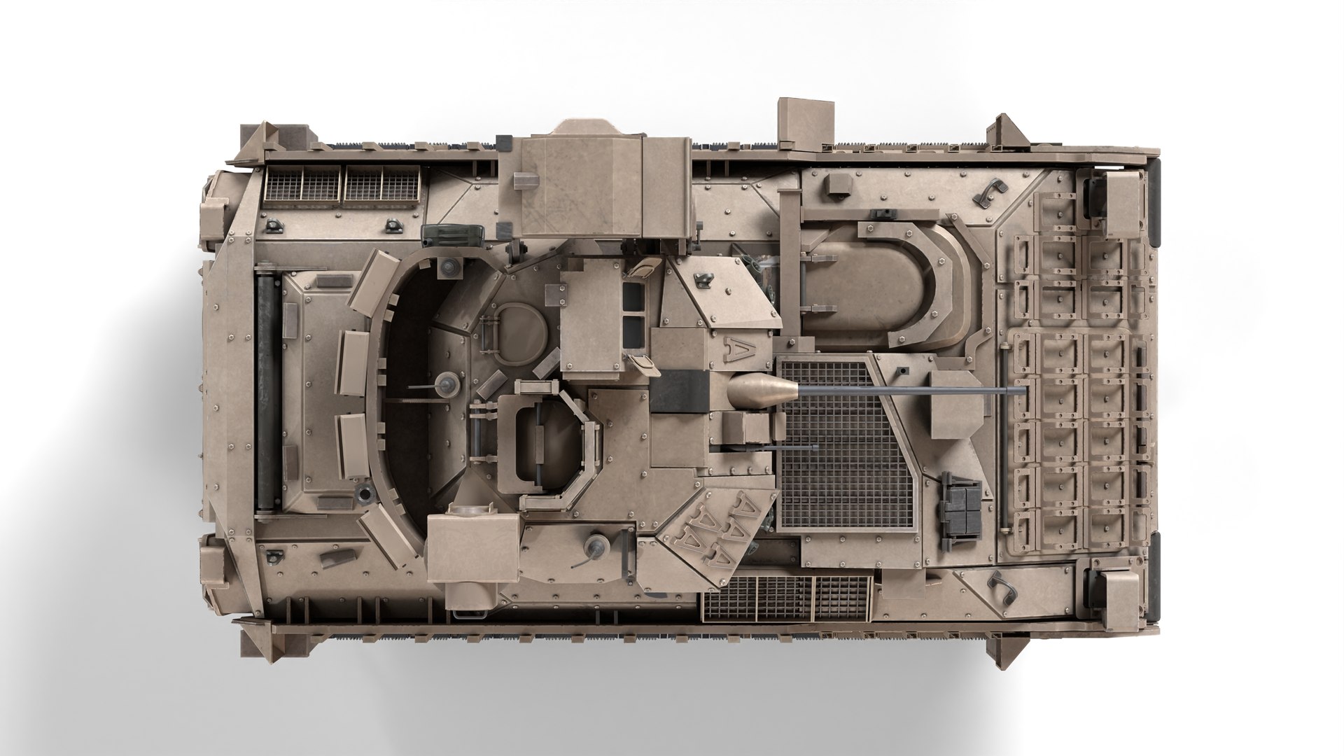 M2A3 Bradley Infantry Fighting Vehicle 3D - TurboSquid 2250437