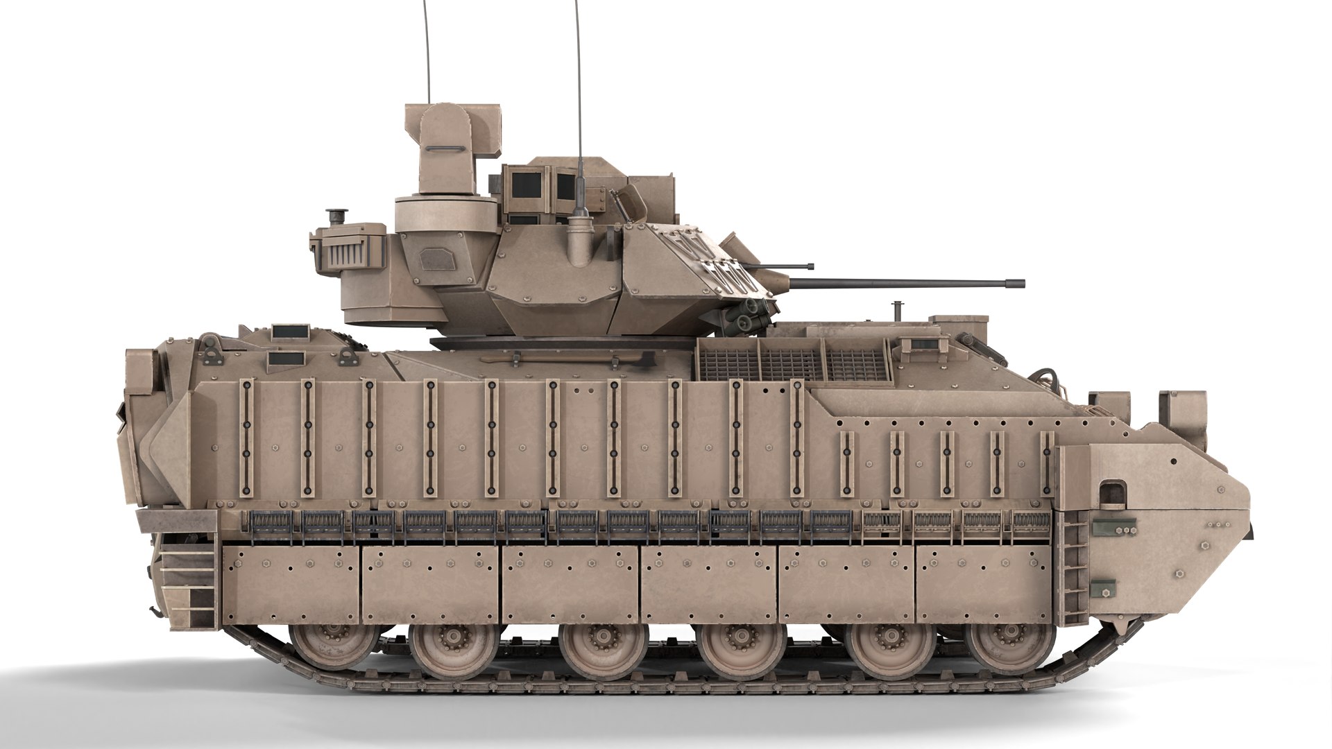 M2A3 Bradley Infantry Fighting Vehicle 3D - TurboSquid 2250437