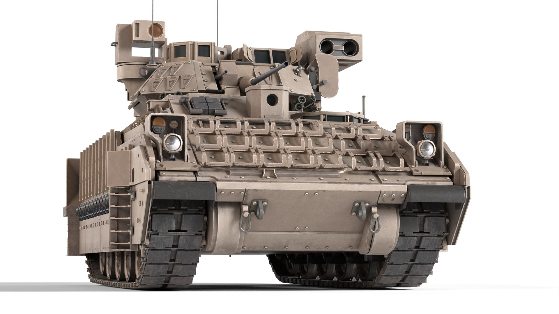 M2A3 Bradley Infantry Fighting Vehicle 3D - TurboSquid 2250437