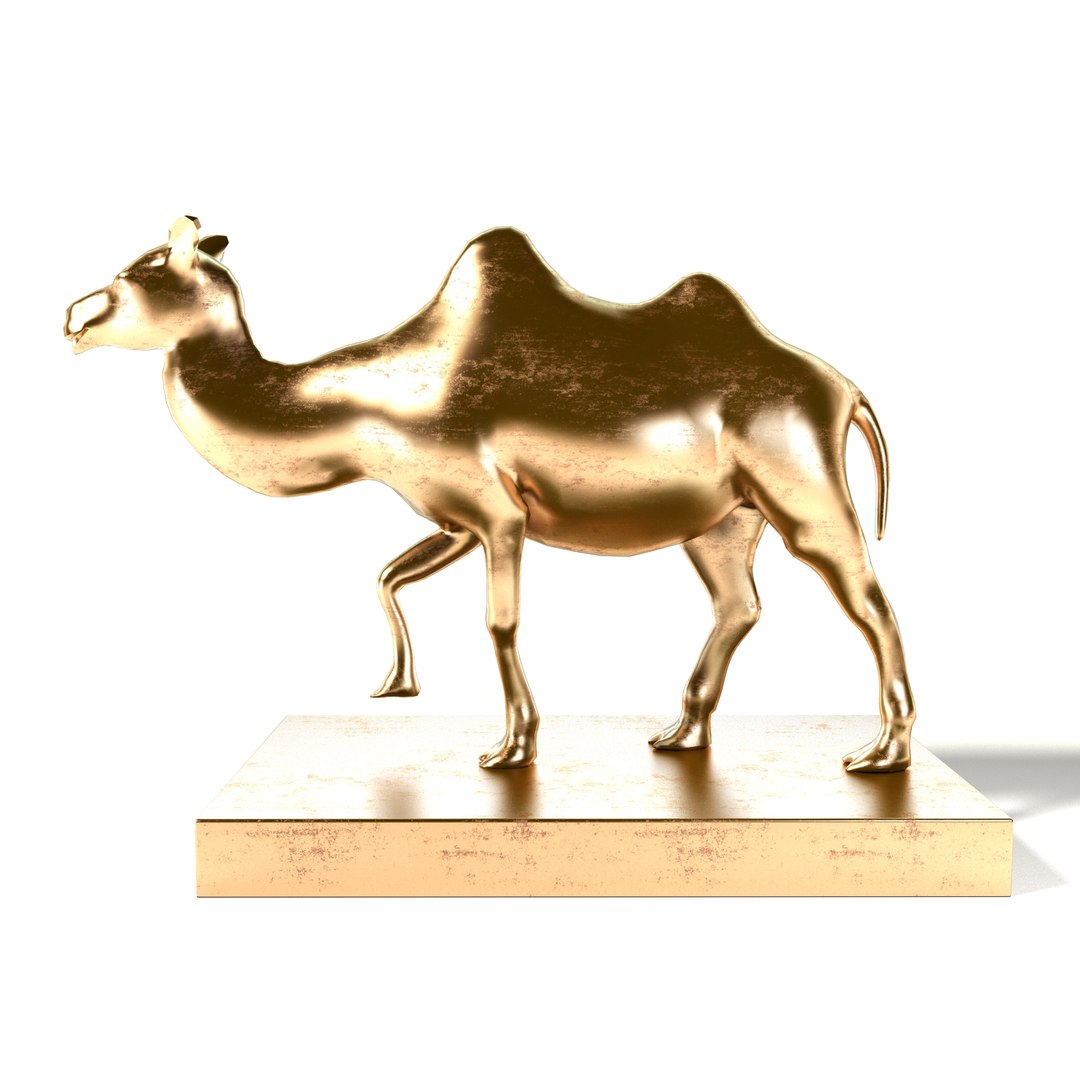 Golden Camel 3D Model - TurboSquid 1903756