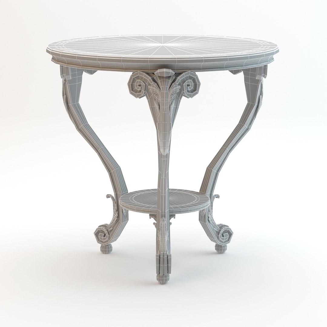 3d Model Chelini Sofa Table