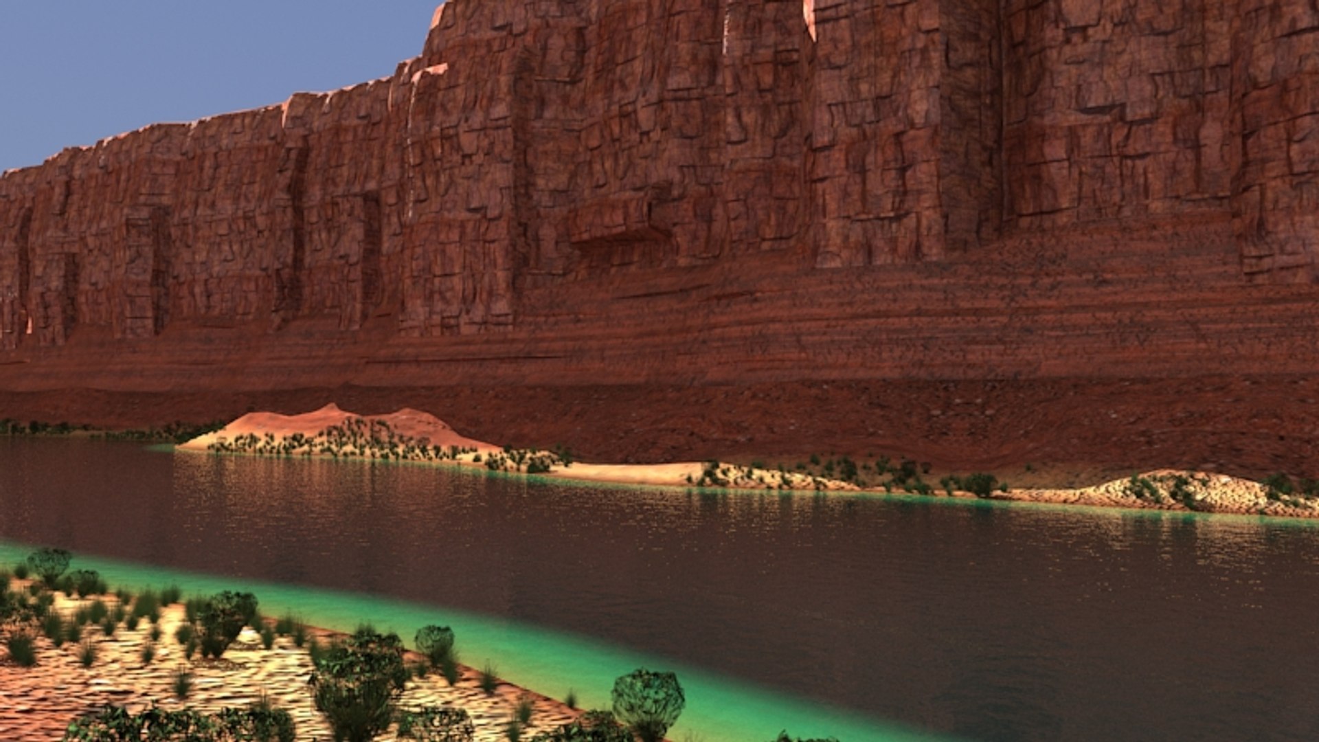 Canyon River Model - TurboSquid 1337655