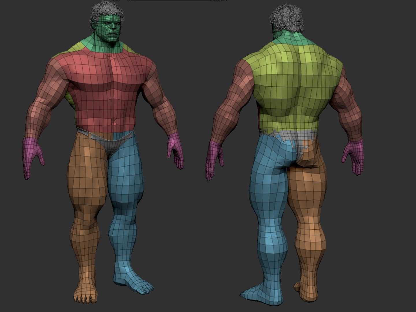 3d Superhero Zbrush