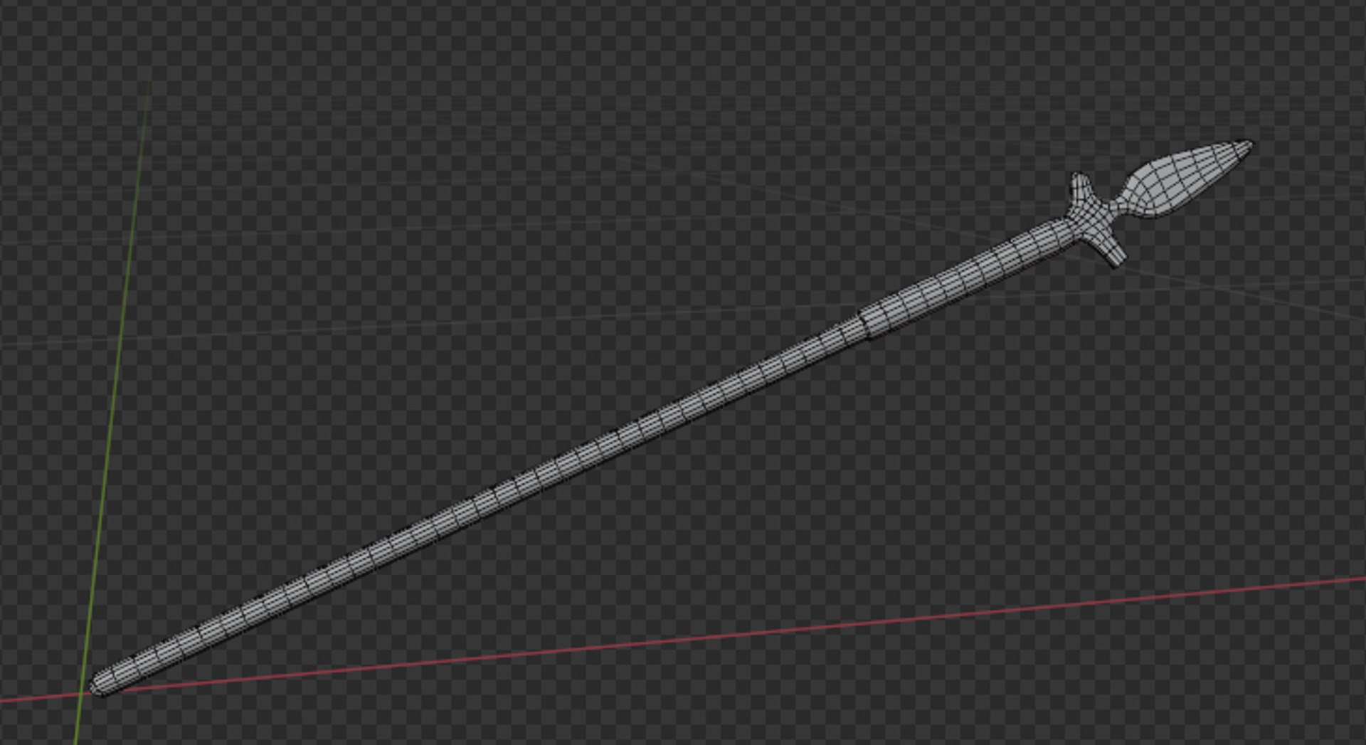 Low Poly Spear Model Model - TurboSquid 2110734