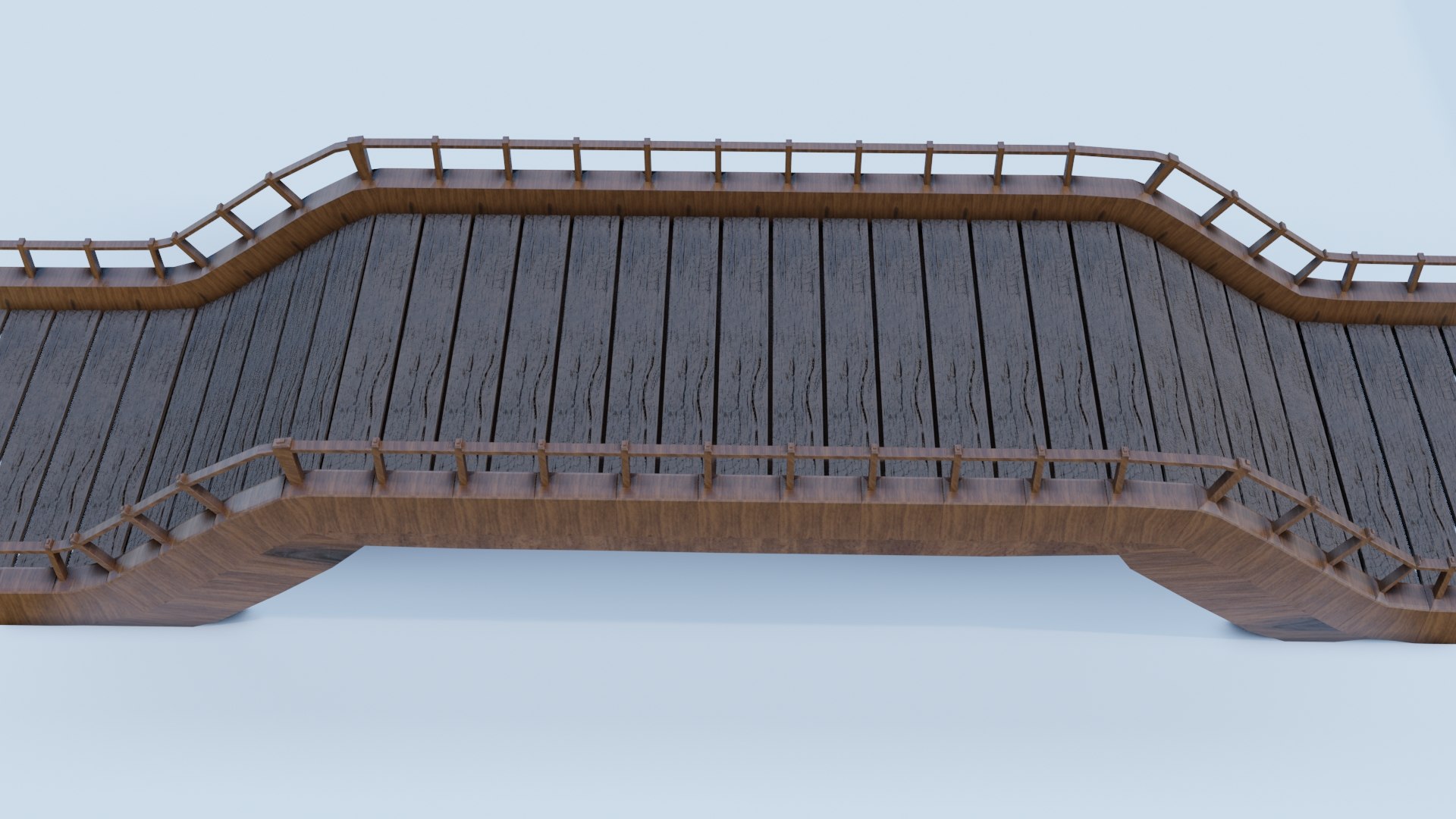 3D Japanese Garden Bridge Model - TurboSquid 1727904