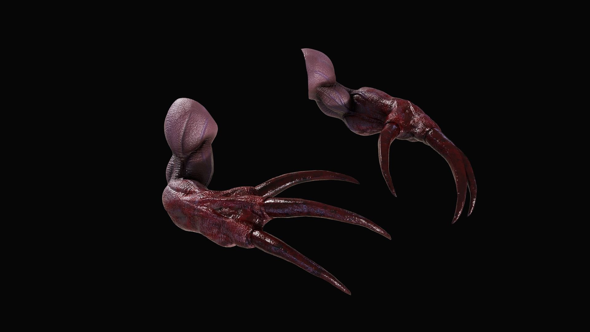3D Clawed Monster Arms - TurboSquid 2076639