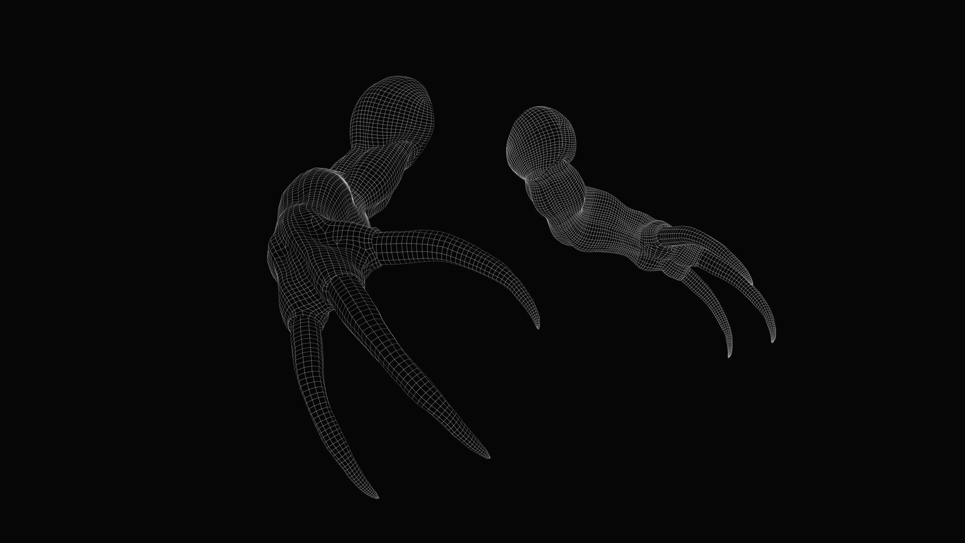 3D Clawed Monster Arms - TurboSquid 2076639