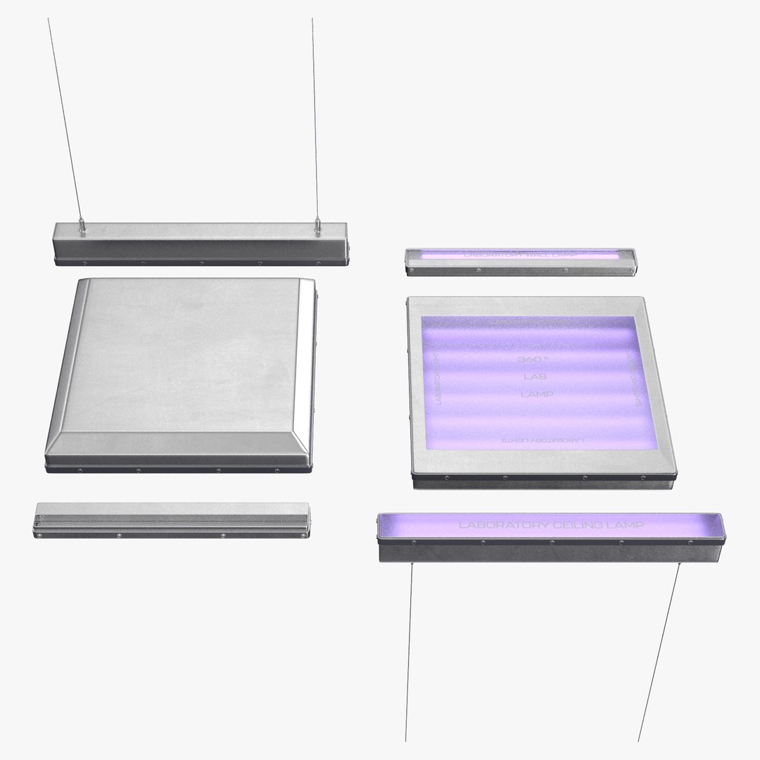 Lab Lamps model - TurboSquid 1742595