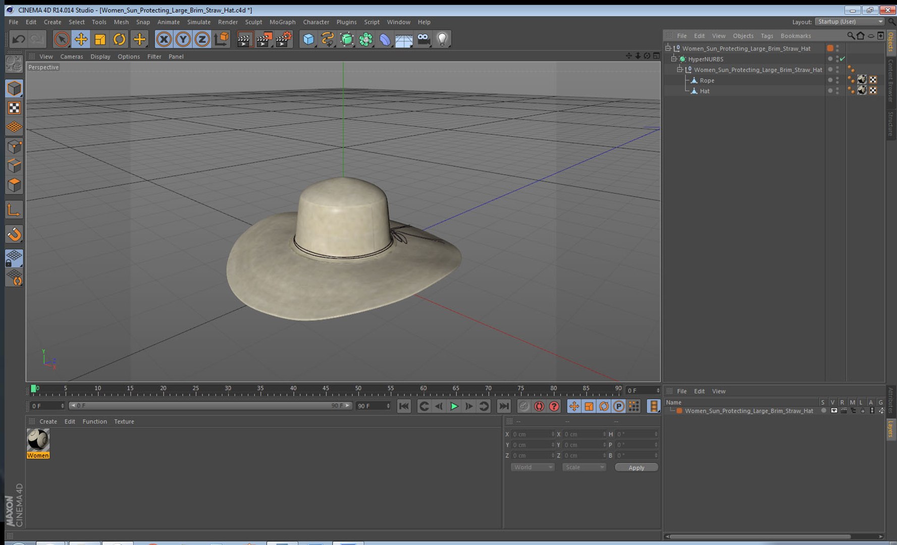 3D Women Sun Protecting Large Model - TurboSquid 1451847