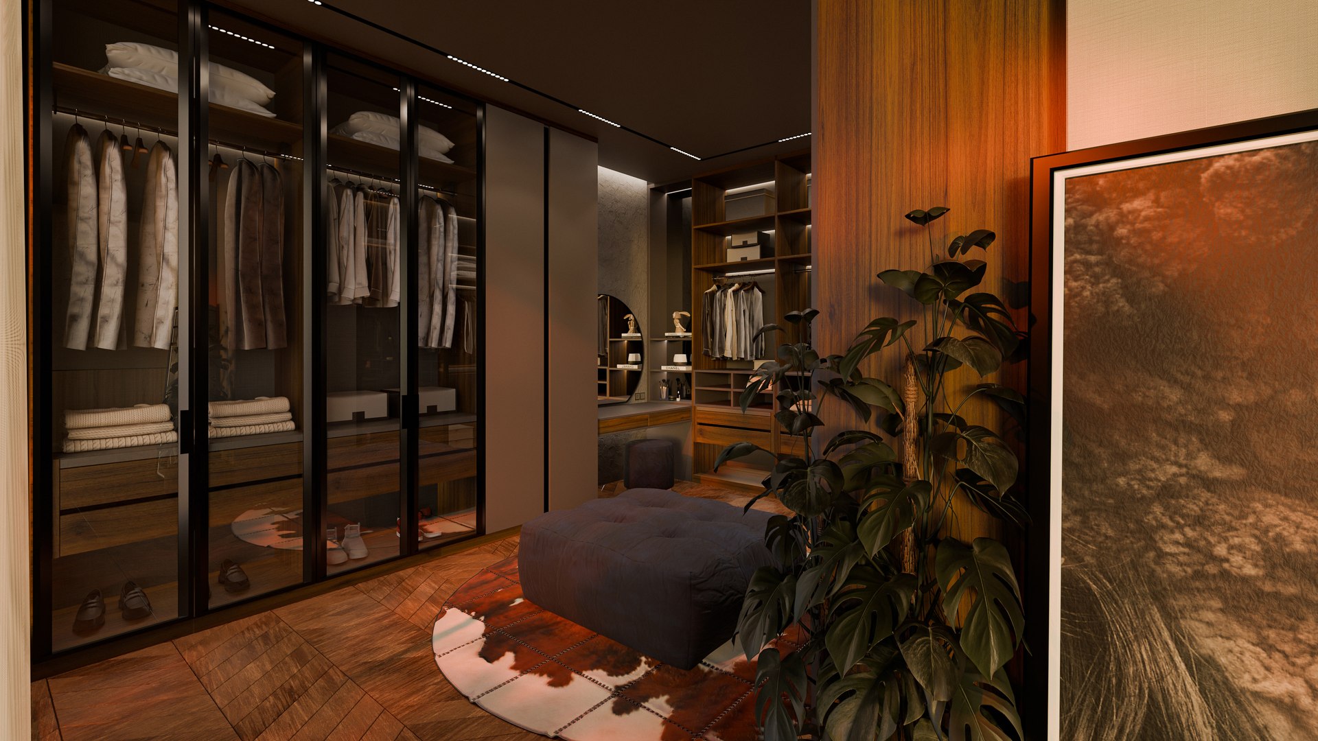 3D Walk In Closet Wardobe Contemporer Blender-Fbx-Obj - TurboSquid 2375702