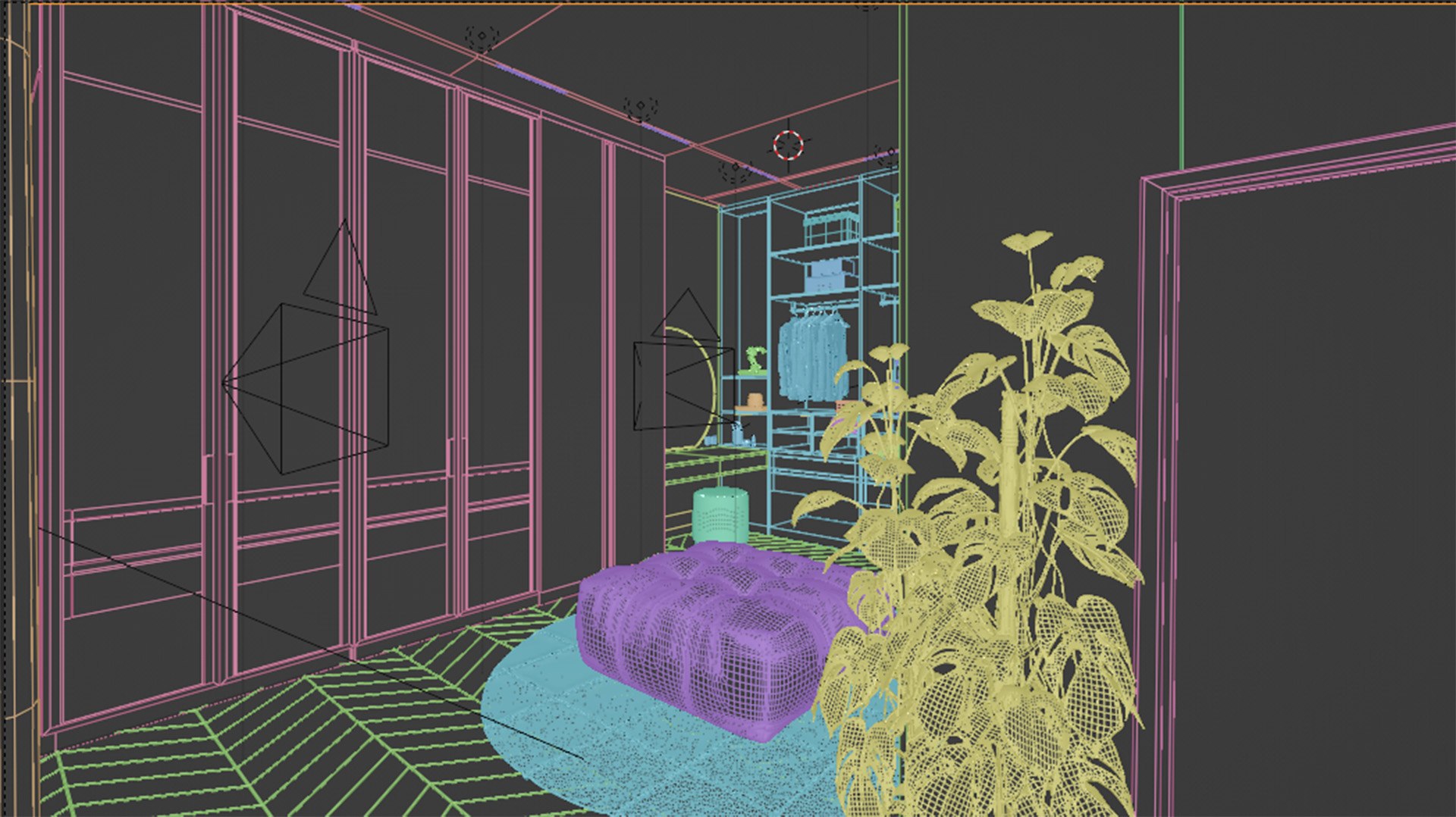 3D Walk In Closet Wardobe Contemporer Blender-Fbx-Obj - TurboSquid 2375702
