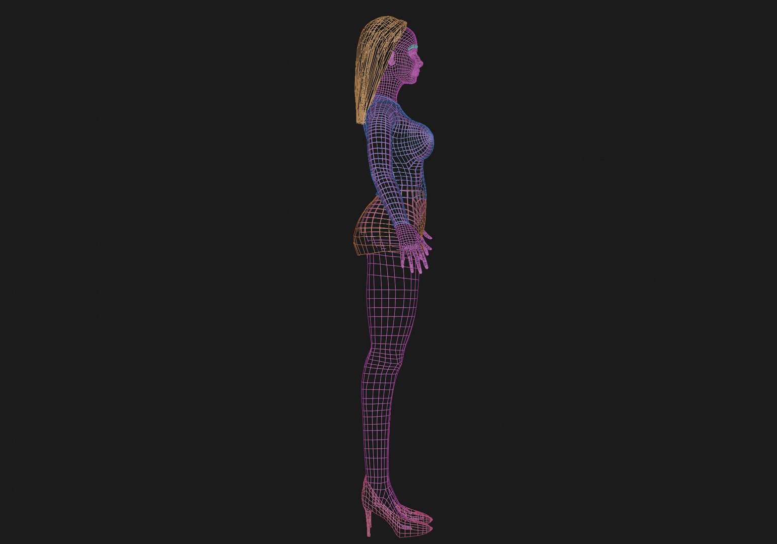 3D Basic Classic Woman V25968 Model - TurboSquid 2260311