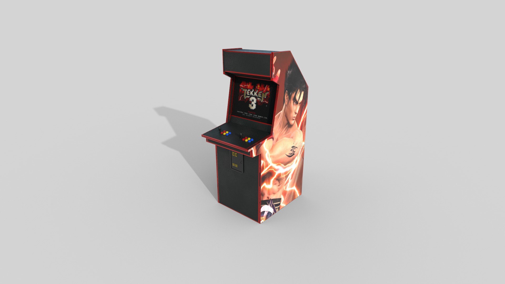 Arcade Machine 3D Model - TurboSquid 1835186