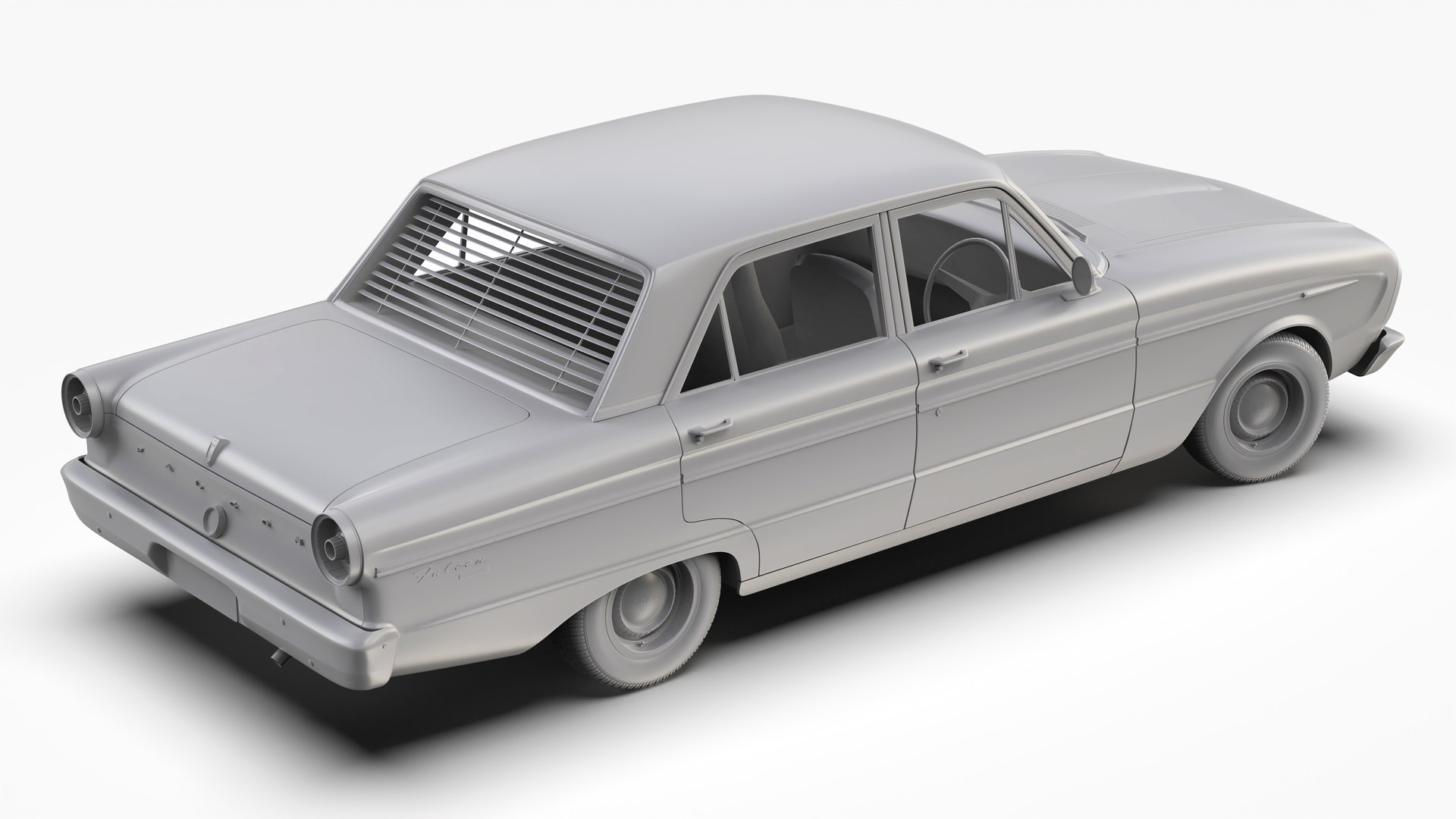 Ford Falcon XM 1964 3D Model - TurboSquid 2286394