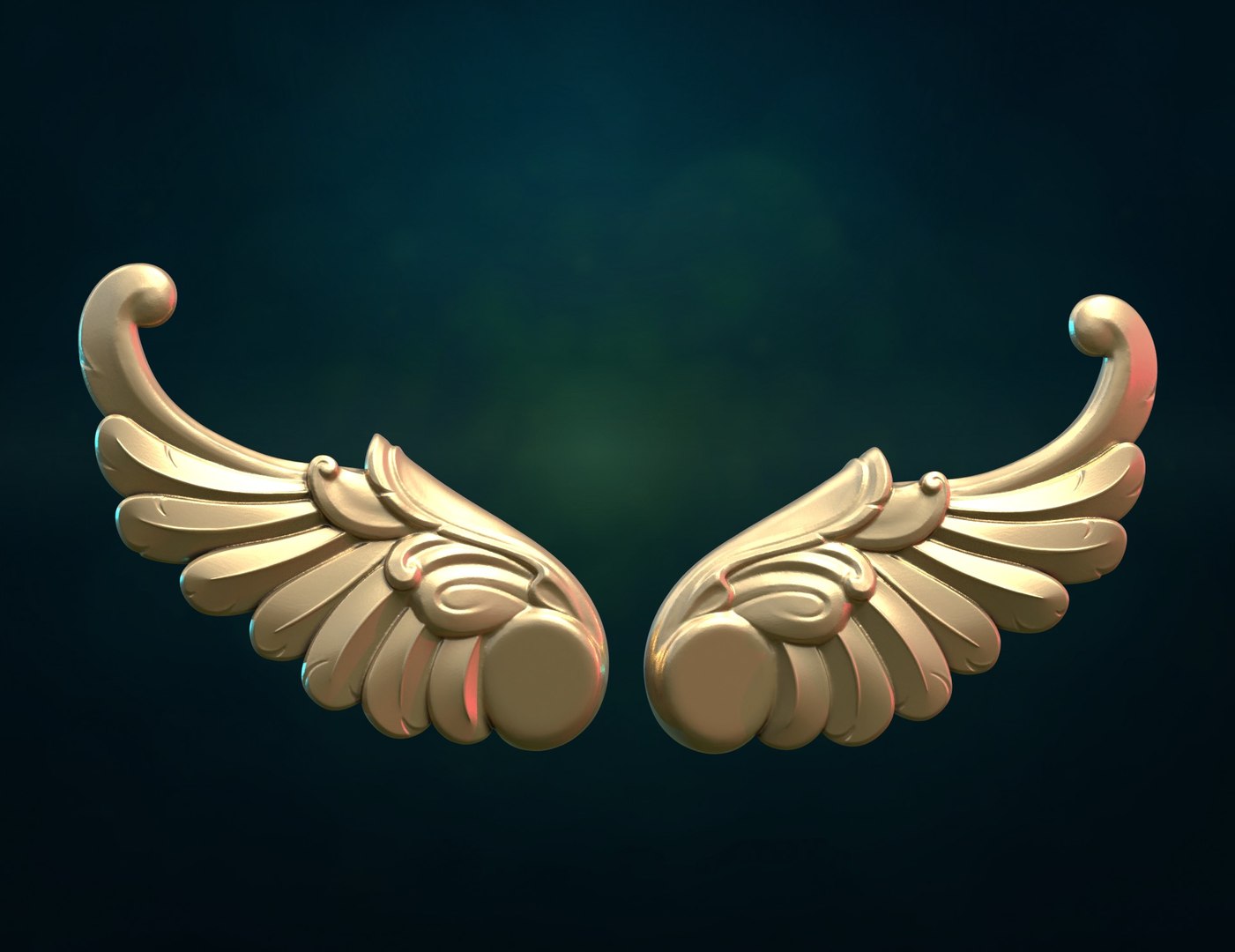 Griffin Wings II 3D Model - TurboSquid 2435909