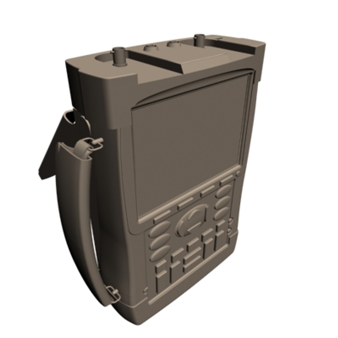 3d Model Electrical Scope Meter