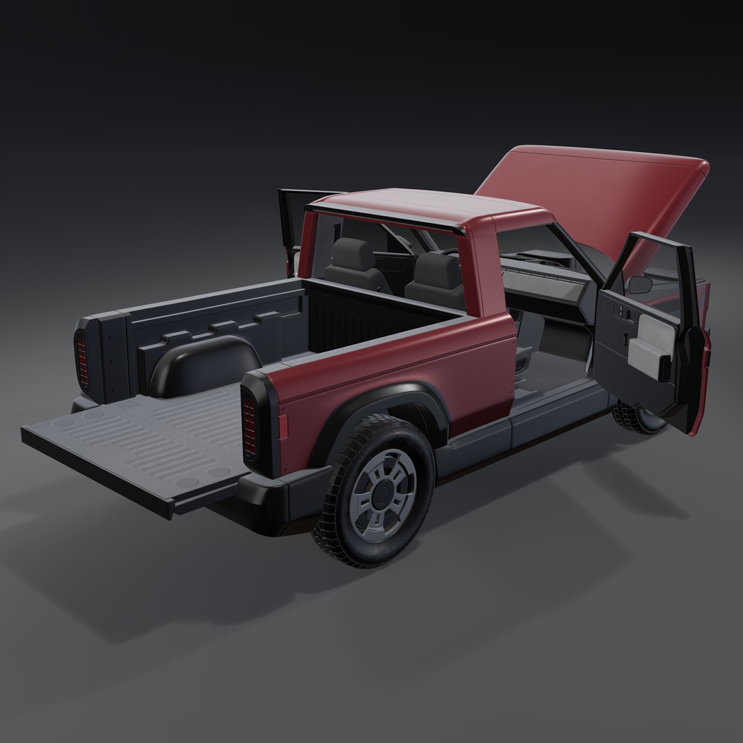 Slate Truck EV Moving Day 2027 3D Model 3D Model - TurboSquid 2511145