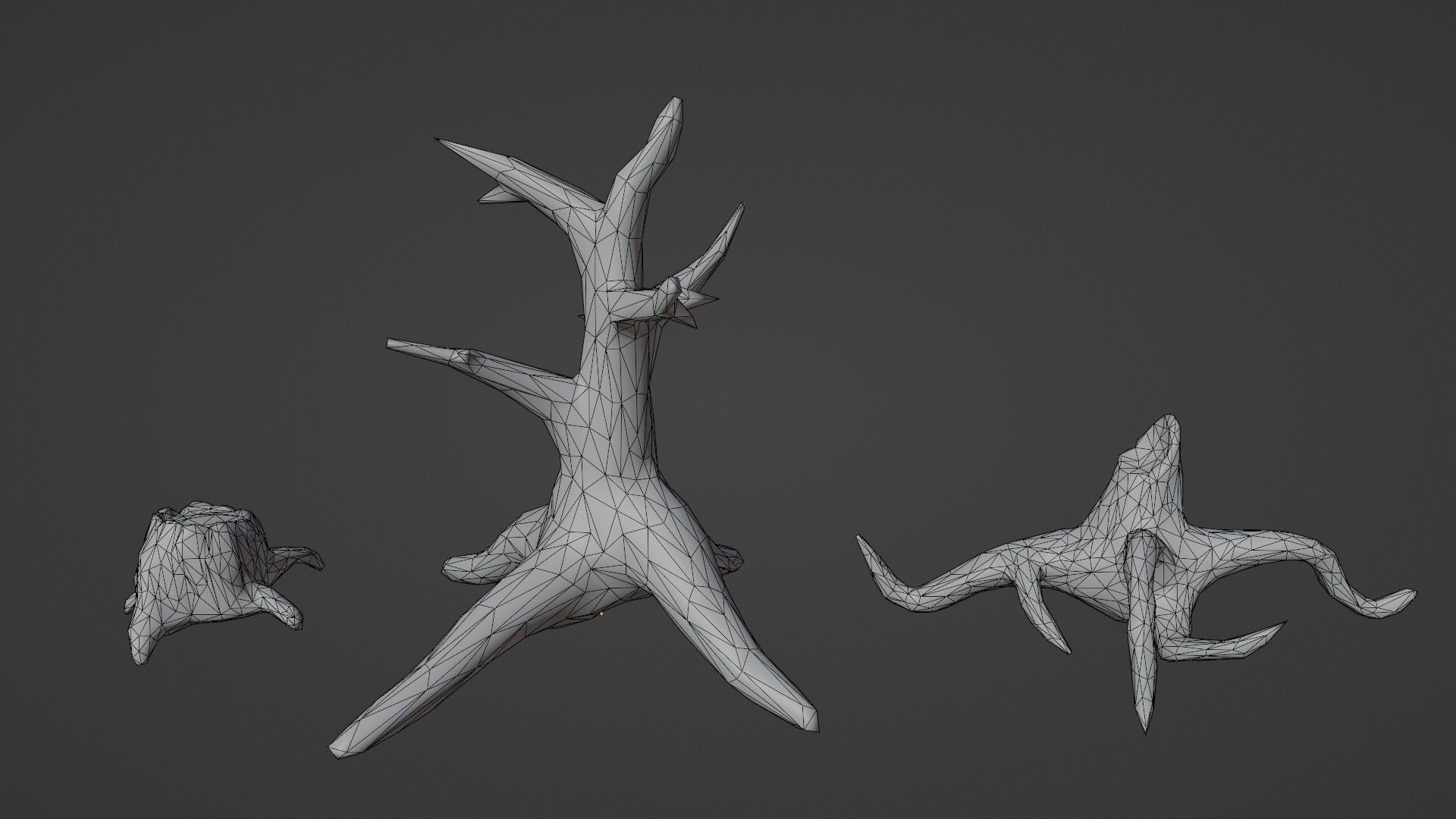 3D Set Of Trees With 3 Textures Model - TurboSquid 1958866