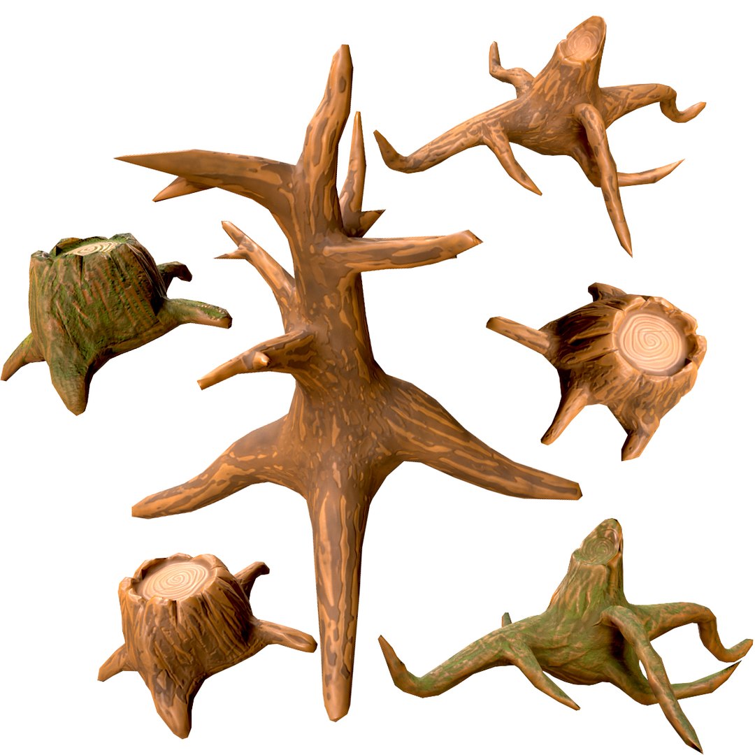 3D Set Of Trees With 3 Textures Model - TurboSquid 1958866