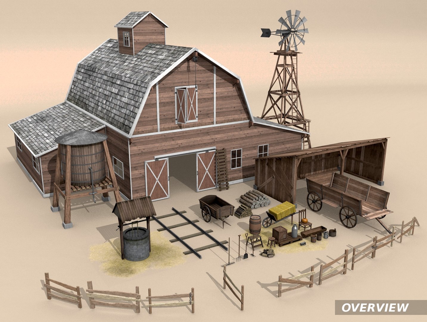 3D Model Pack Farm - TurboSquid 1239635
