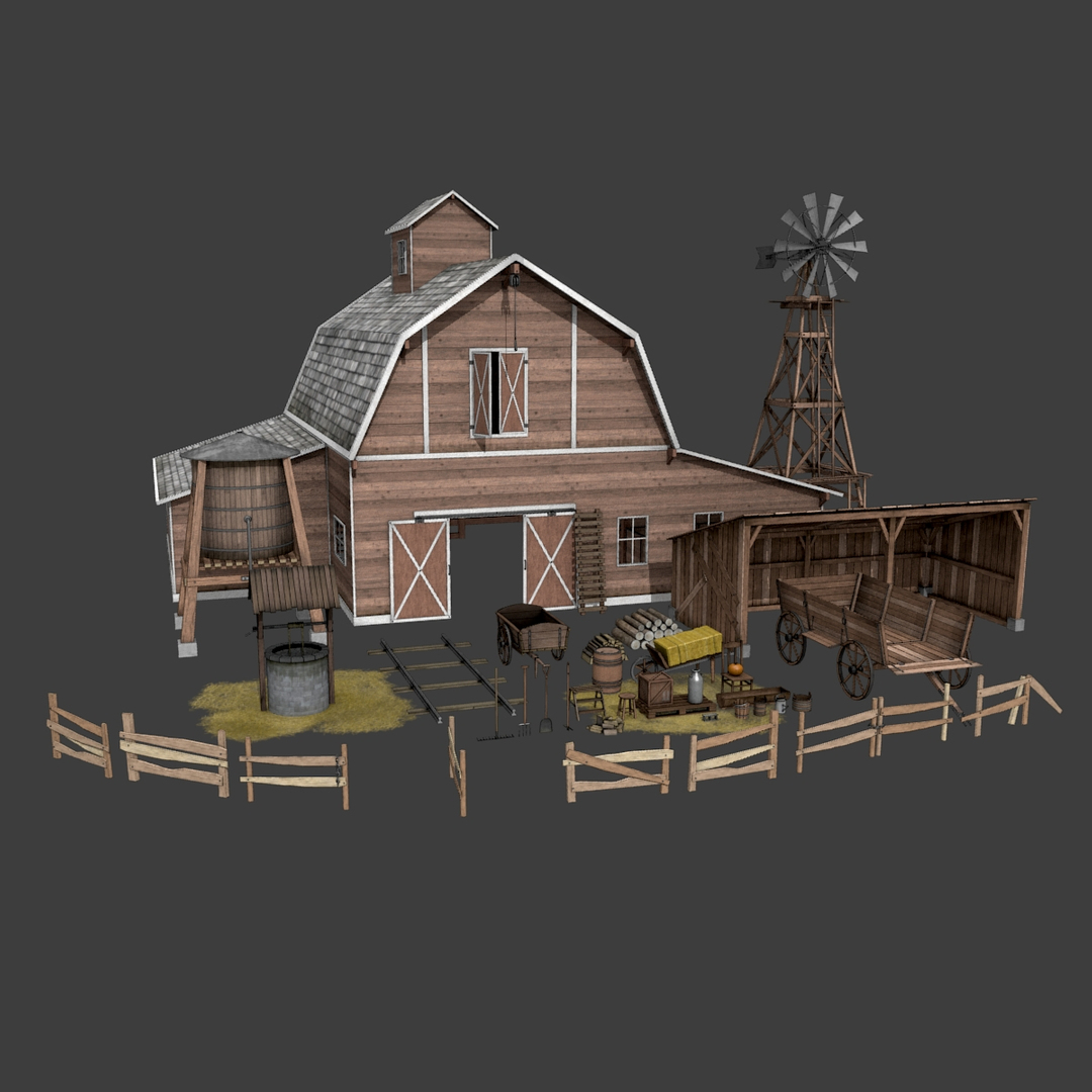 3D Model Pack Farm - TurboSquid 1239635