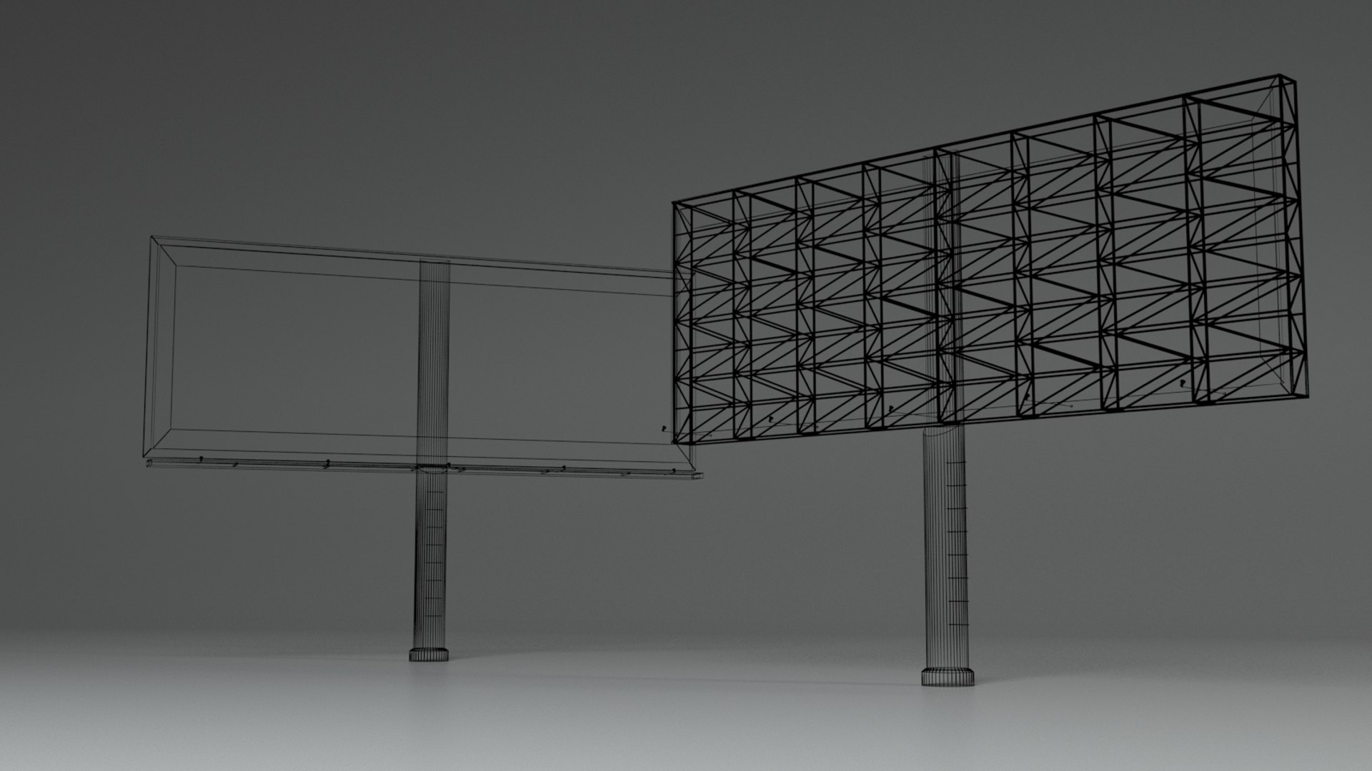 3d Billboard Model