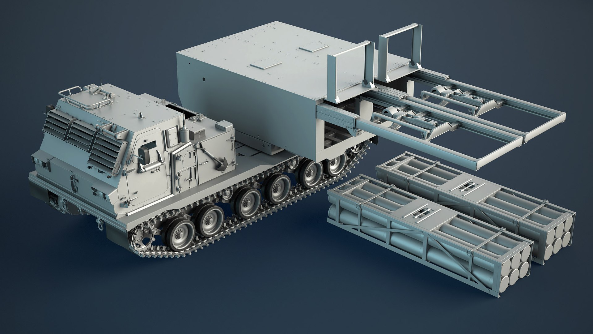 M270 MLRS High-Poly 3D Model - TurboSquid 2067609