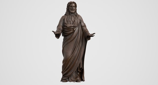 3ds max jesus statue