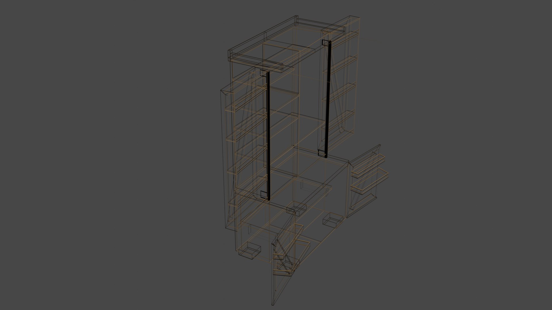 3D Pantry Cabinet Model - TurboSquid 1842212