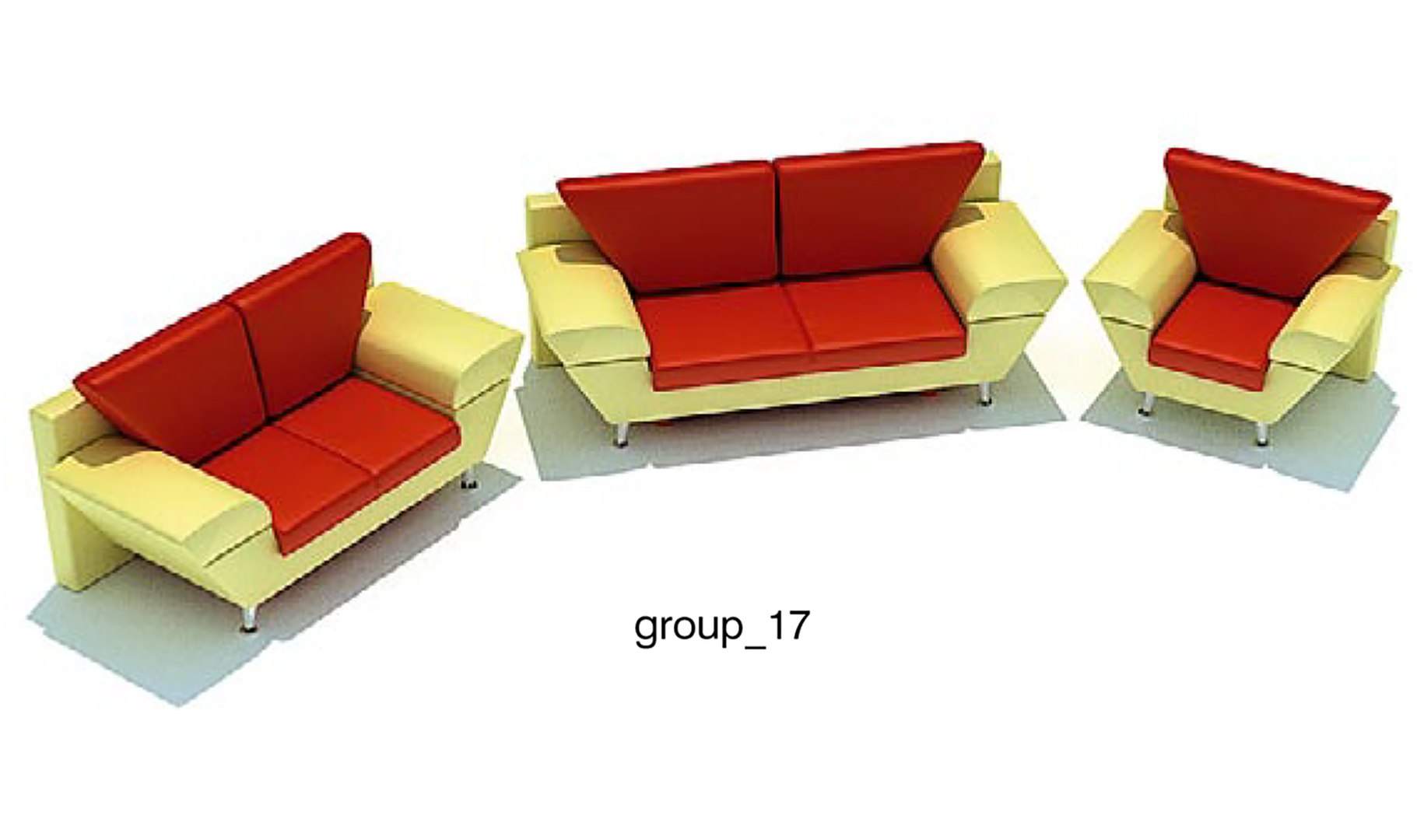 3D Model Sofa Collection 3 Low-poly 3D Model - TurboSquid 2348086