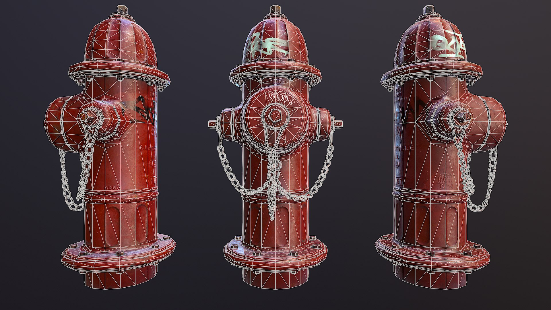 Fire Hydrant Game-Ready Asset Model - TurboSquid 2243595